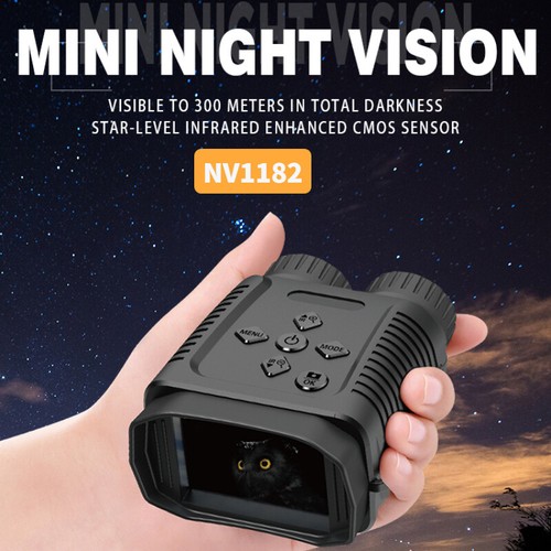 Mini Night Vision Goggles Binoculars HD Video IR Telescope Digital Zoom ...