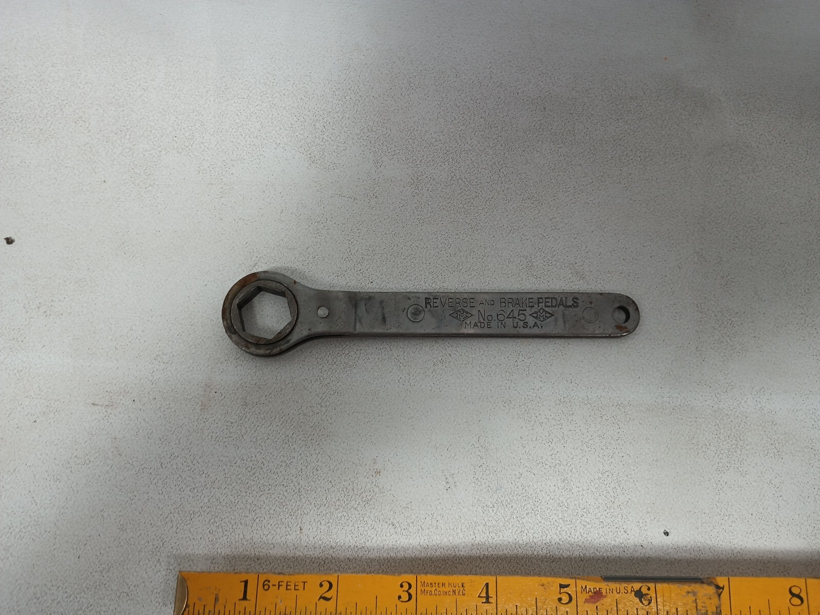 3/4” Mossberg 6 Point No. 645 Reverse & Brake Pedals Ratcheting Wrench ...
