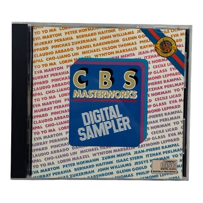 CBS Masterworks Digital Sampler (CD, 1986 CBS) Bach, Haydn, Glass ...