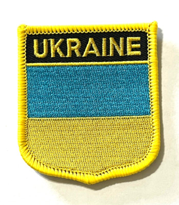 EMBROIDERED UKRAINE COUNTRY FLAG SHIELD PATCH | eBay
