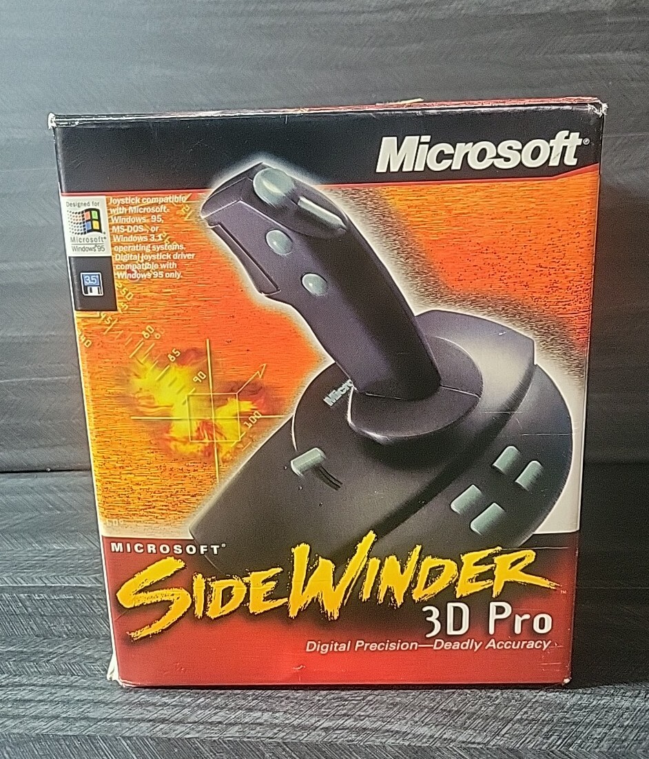 Microsoft SideWinder 3D Pro (32600007) Video Games Controller for sale ...