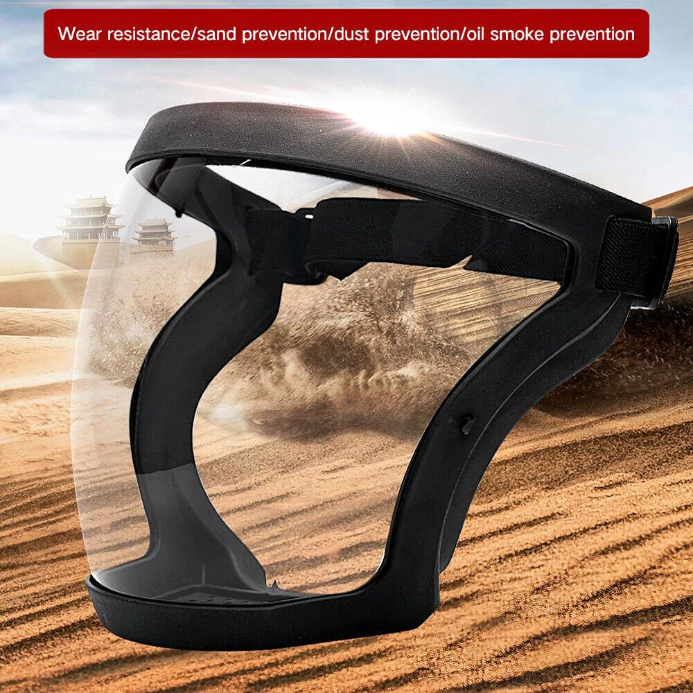 Anti-fog Shield Safety Full Face Super Protective Head Cover Transpare ...