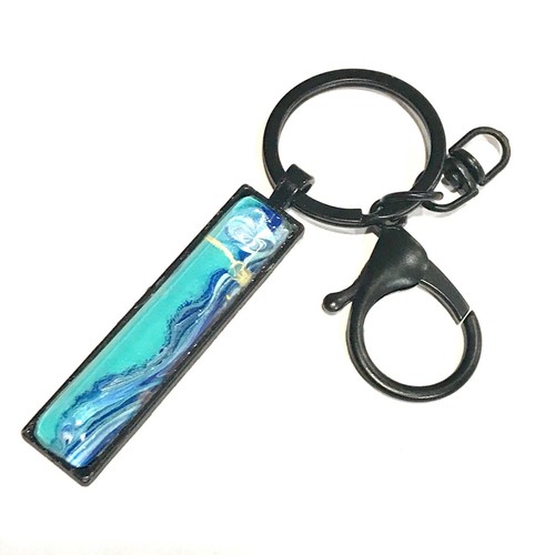 Handmade Key chain key rings charm unique gift idea wearable art ...