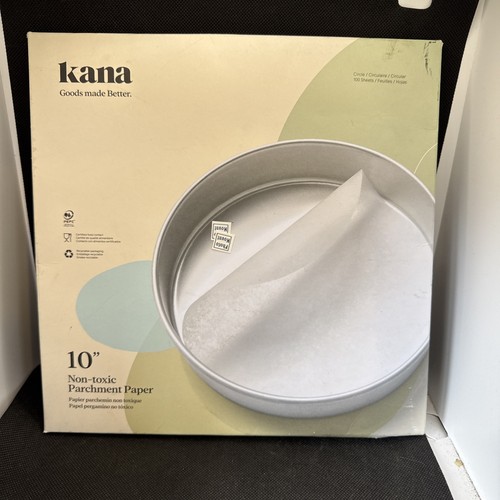 Kana Parchment Paper Baking Circles - 100 Pre-cut Rounds 10 ...