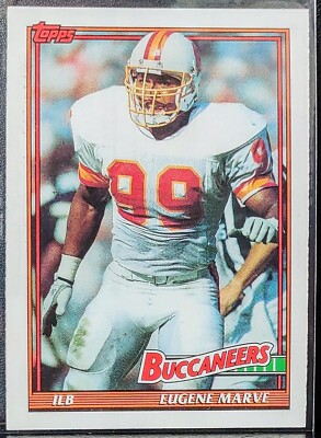 1991 Topps Eugene Marve #500 Tampa Bay Buccaneers | eBay