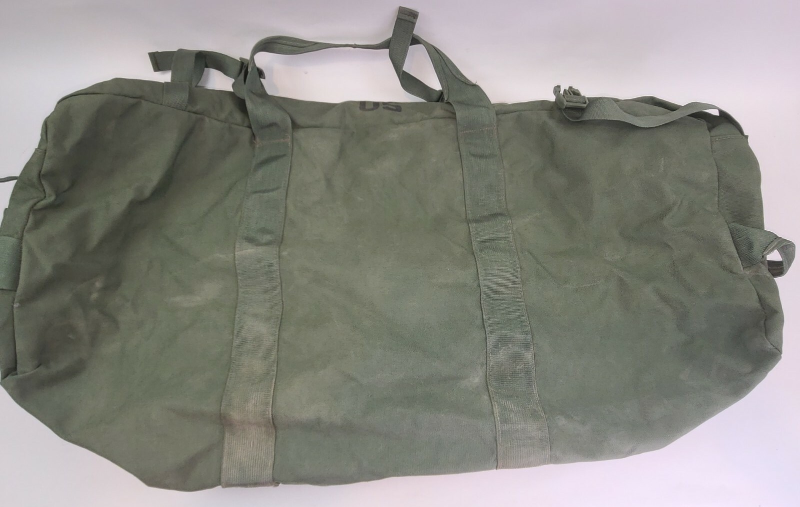 Genuine US Military ZIPPERED Army/Navy Duffel Bag, 8465-01-604-6541 /GC ...