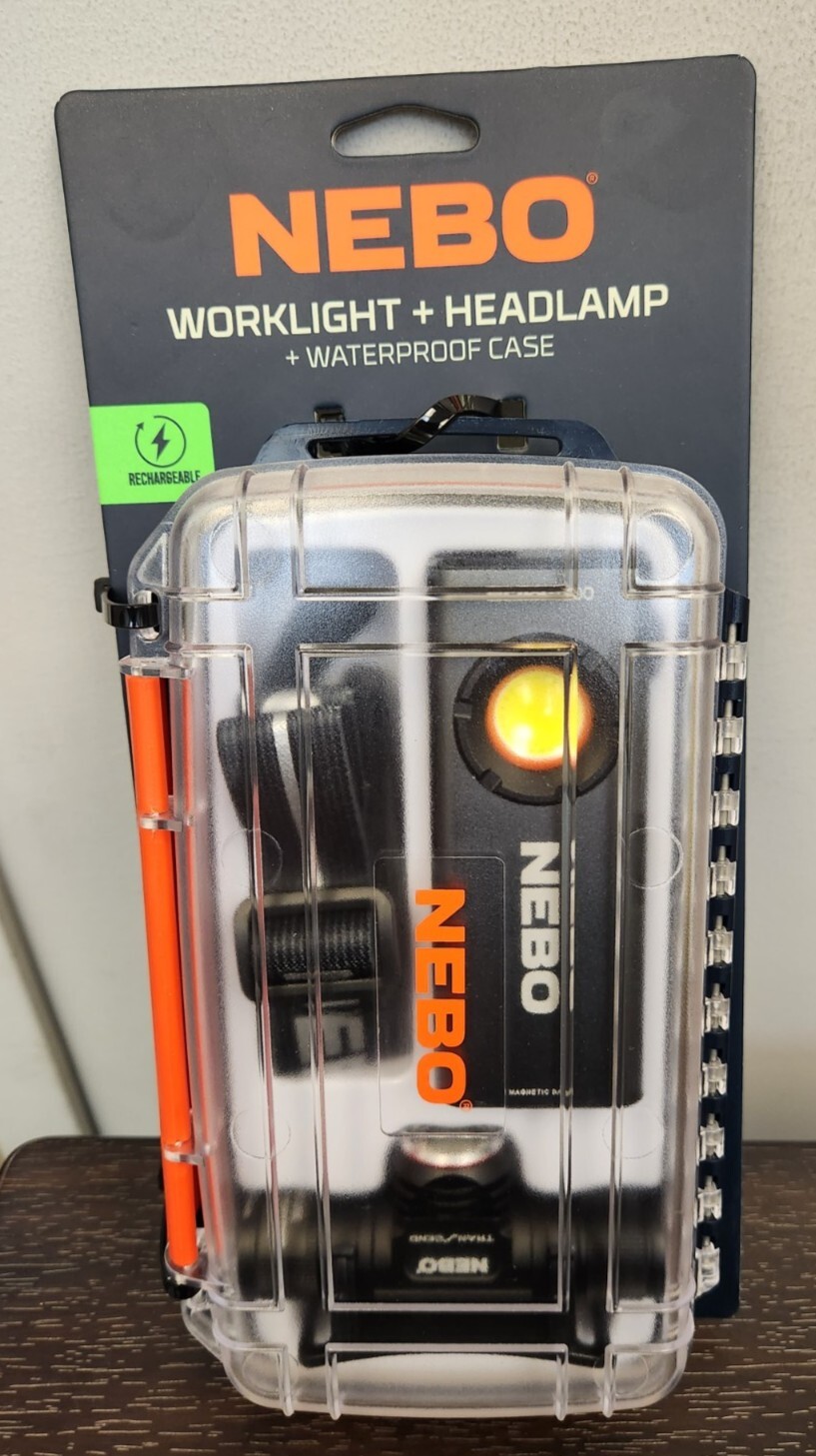 Nebo 3-PIECE TRAVEL KIT 1200 Lumen Worklight 1000 Lumen Headlamp case for sale online | eBay
