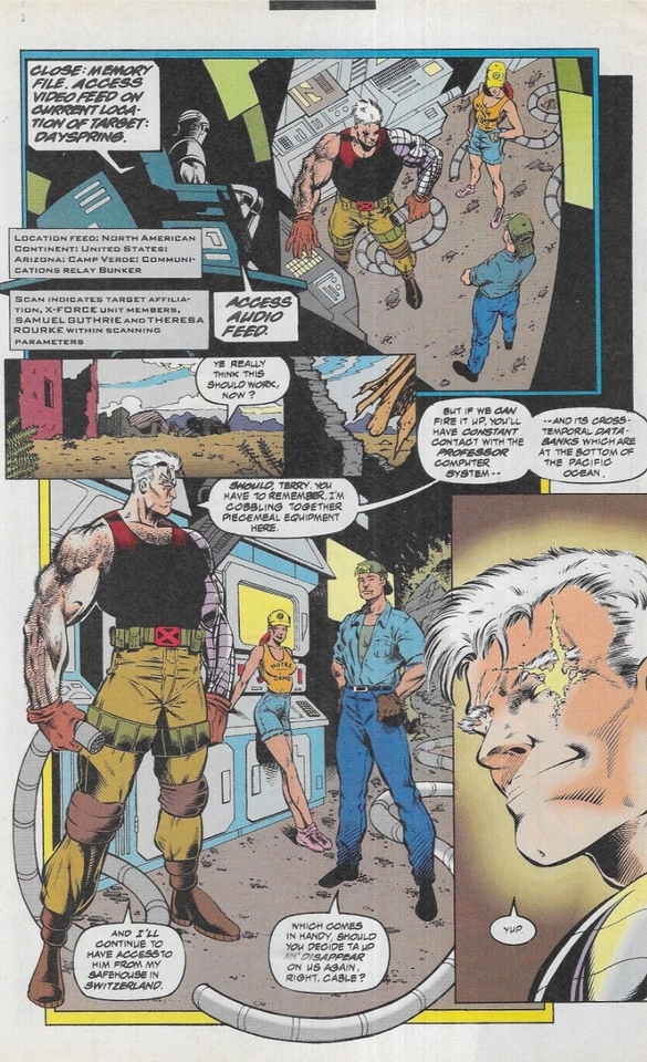 Cable Comic 5 Cover A First Print 1993 Fabian Nicieza Darick Robertson ...