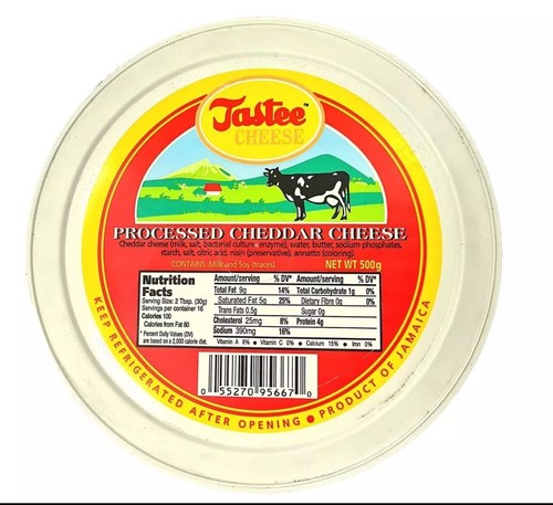 Tastee Cheese 1 Tin (Jamaican Cheese) 1.1Lbs - Tariffs are paid by us ...