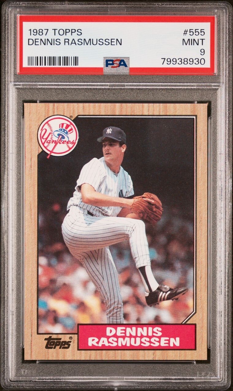 1987 Topps - Dennis Rasmussen #555 for sale online | eBay