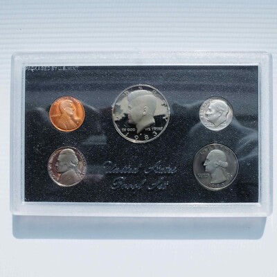 1983 US Mint Proof Set - 5 Coins - Original Philadelphia Mint Packaging ...