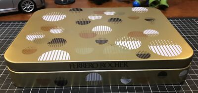 Vintage Ferrero Rocher Empty Tin Can Holiday Candy Box | eBay