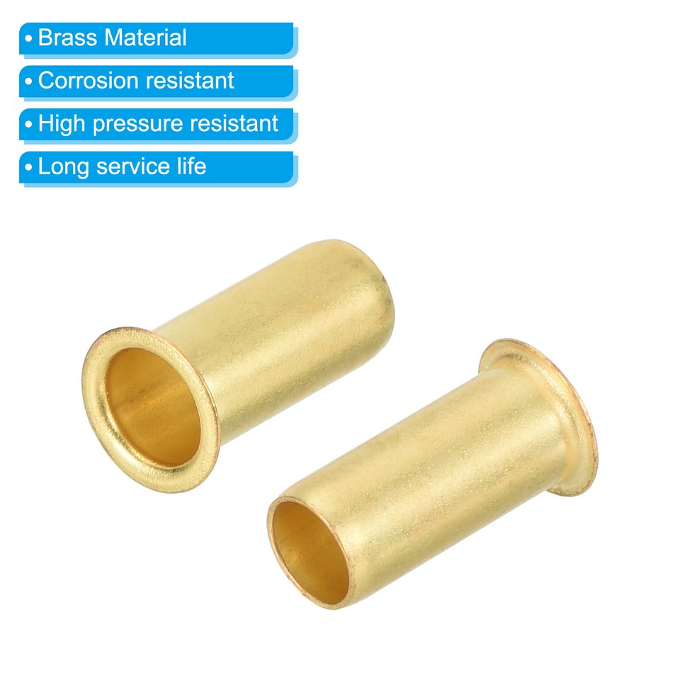 5/16" Tube ID Brass Compression Insert, 30Pcs Insert Tube Compression ...