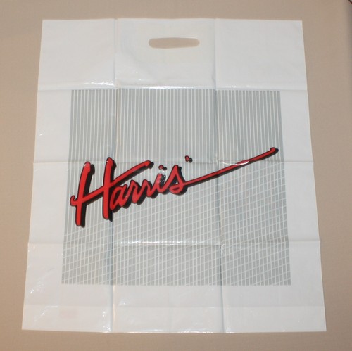 Vintage Harris Department Store Plastic Shopping Bag Riverside ...