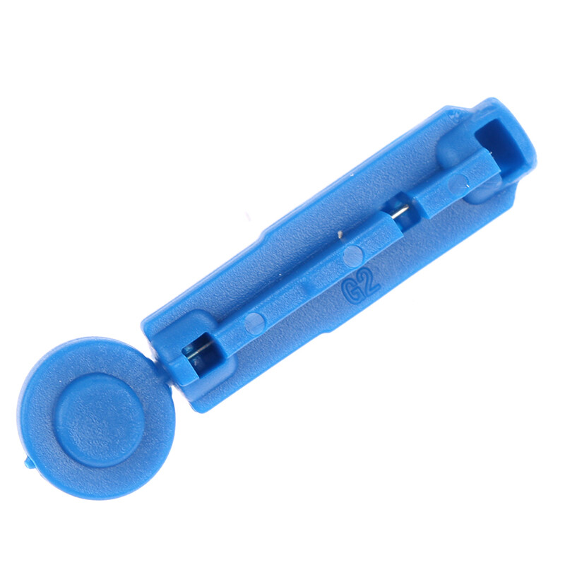 Blood Sampling Pen Lancet Pen Adjustable Glucose Lancing Device+50pcs ...