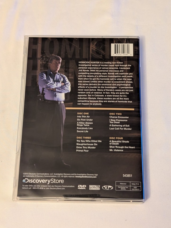 LT. JOE KENDA Homicide Hunter ID Seasons 1 & 2 - 4 DVD Box Set LOOK! | eBay