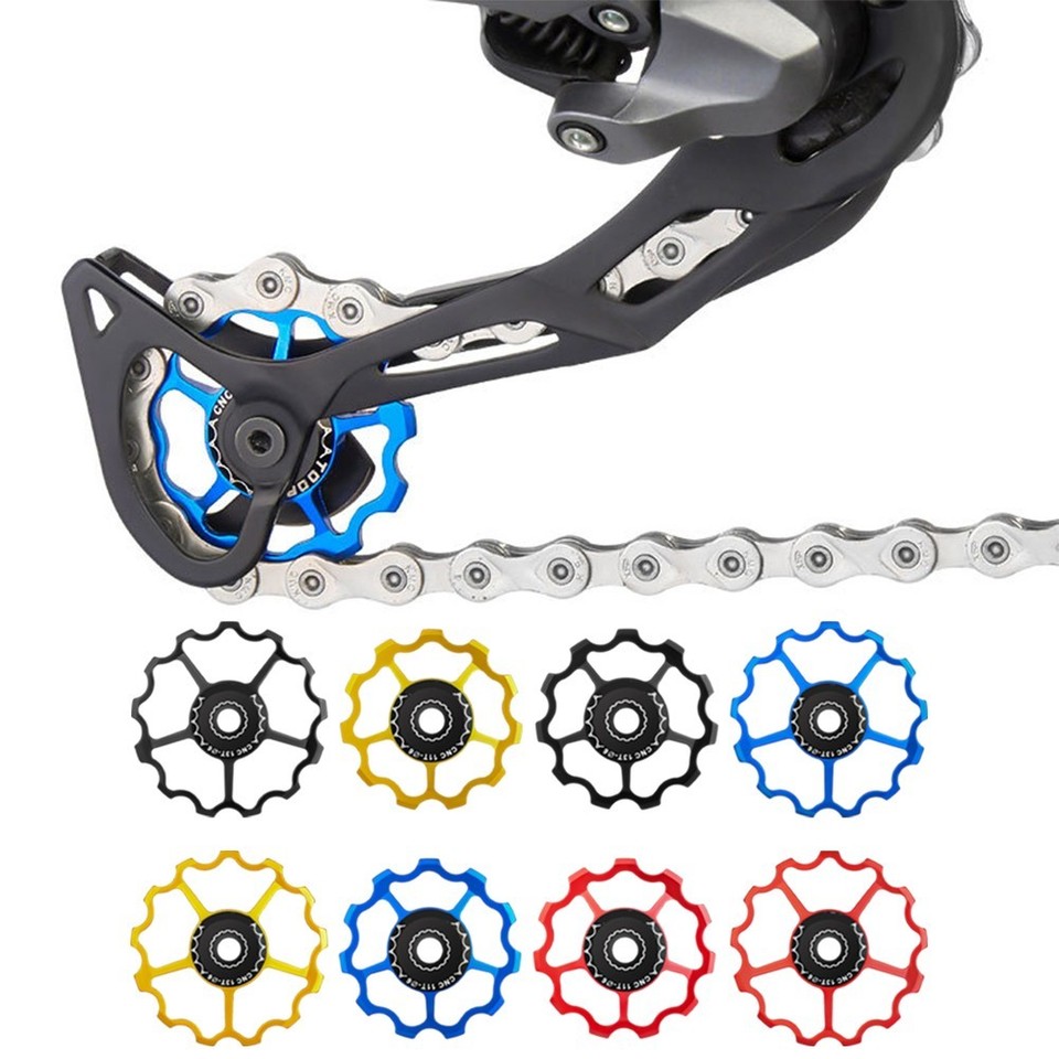 For 4-6mm Screw Holes Derailleur Pulley Bicycle Guide Wheel For Bike ...