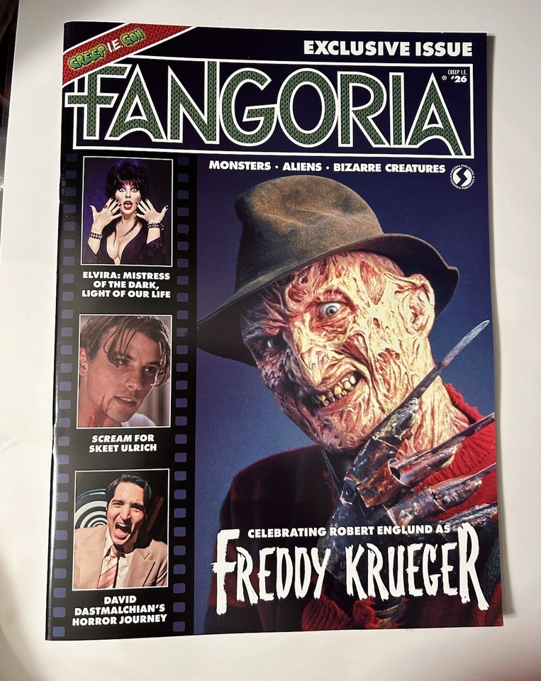 Fangoria Creep I.E Con 2026 Exclusive Freddy Krueger Cover Horror ...