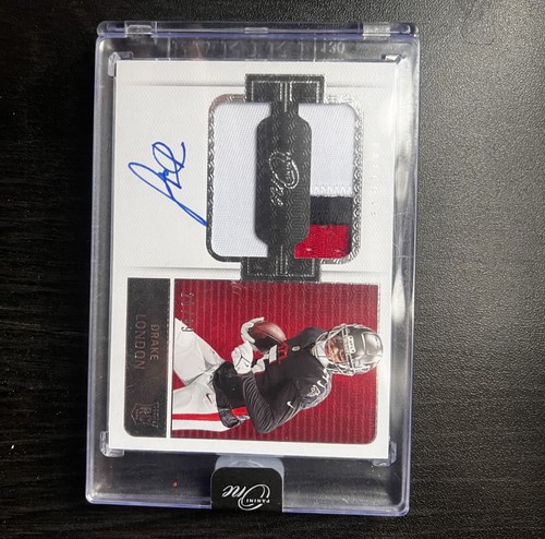 2022 Panini One Drake London 3Color RPA Rookie Patch Auto Autograph ...