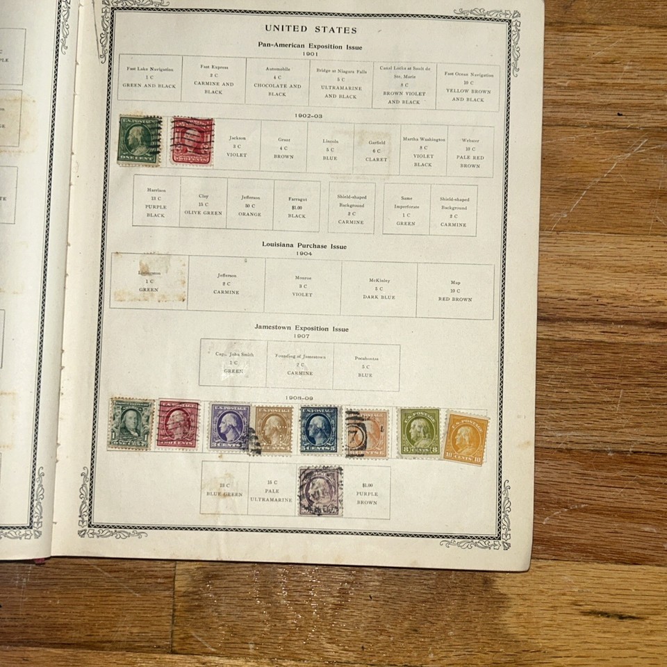Scott International Junior Postage Stamp Album 1921 W/Stamps Collection ...