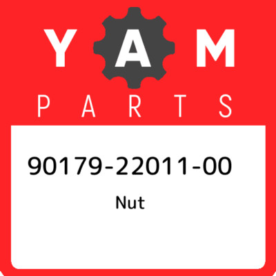 90179-22011-00 Yamaha Nut 901792201100, New Genuine OEM Part | eBay