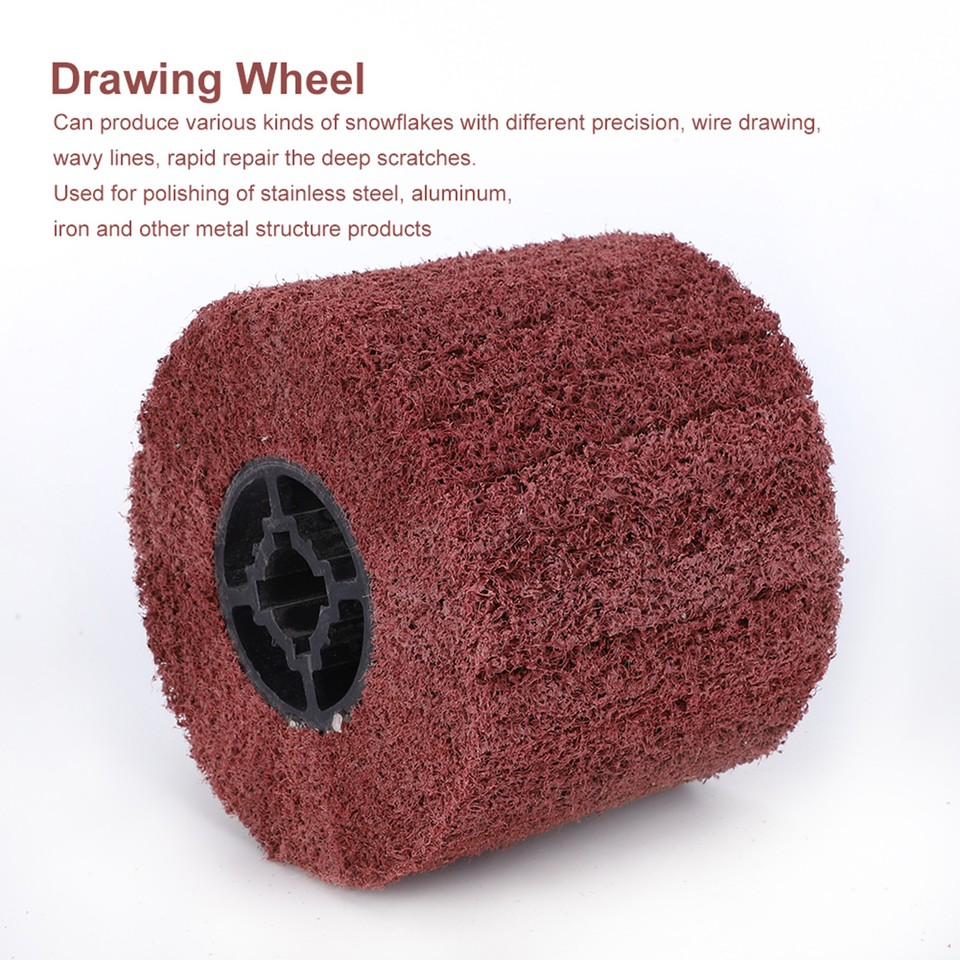 Wire Drawing Wheel Brush Burnishing Polishing Buffer Wheel 240# VRY | eBay