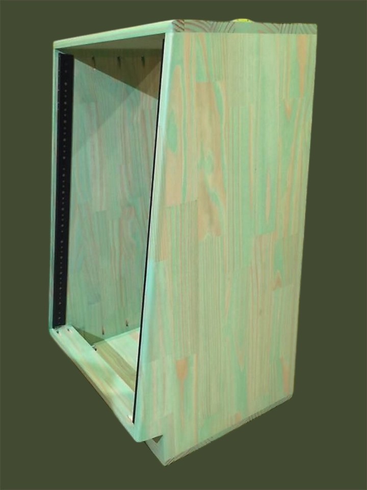 Nice-Racks Handmade 16U Slanted Studio Rack, choose a stain | eBay