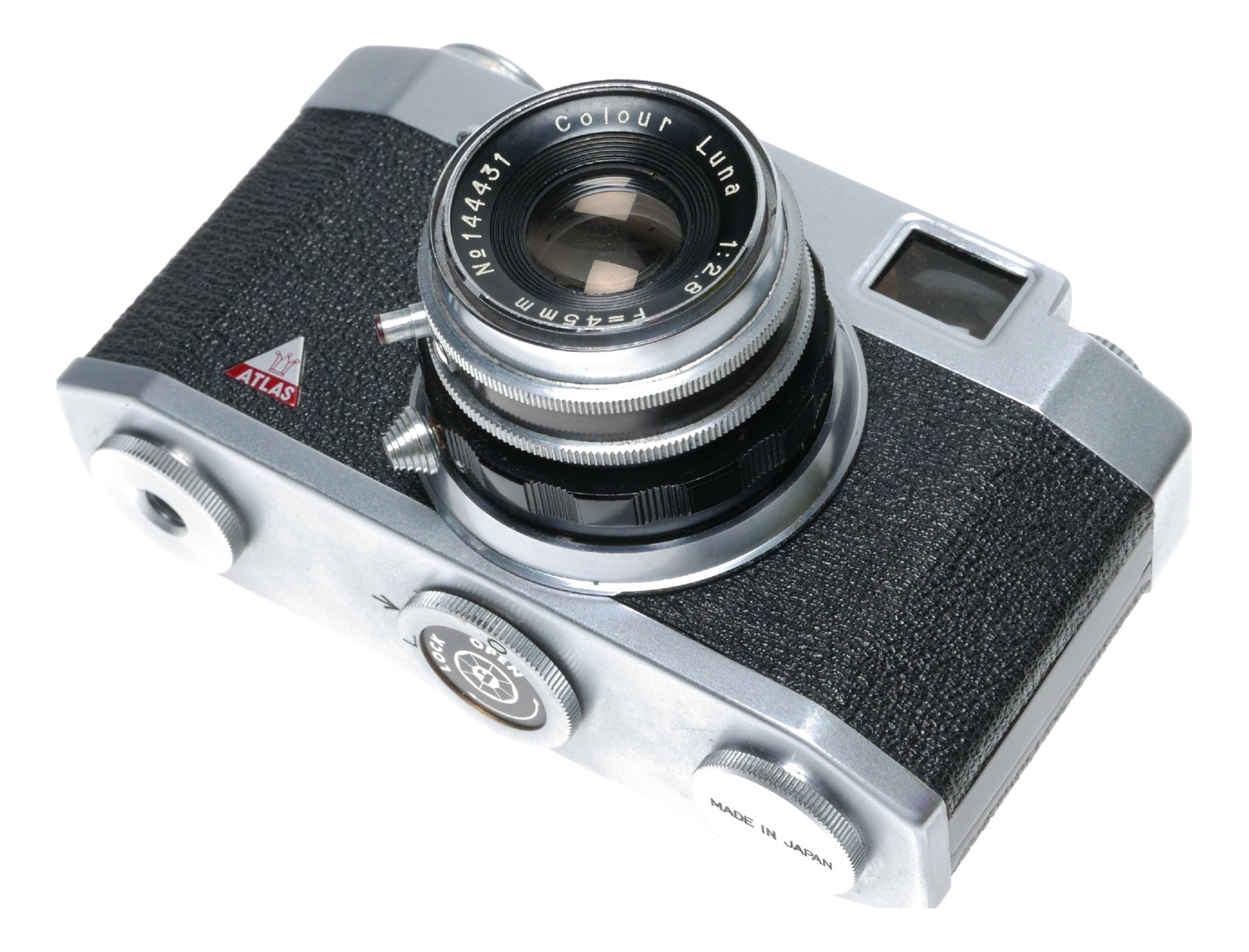 Atlas 35 Deluxe Rangefinder Film Camera Colour Luna F:45mm 1:2.8 | eBay