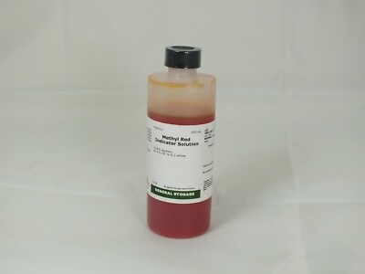 Methyl Red Solution, pH indicator 4.4 red to 6.2 yellow, 100 ml | eBay