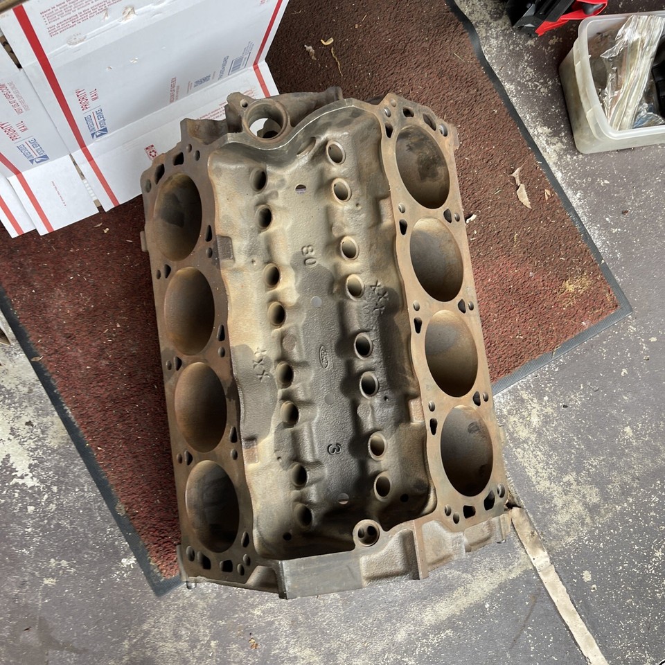 1980 Ford 302 Bare Engine Block STD Bore EOAE Mustang F150 | eBay