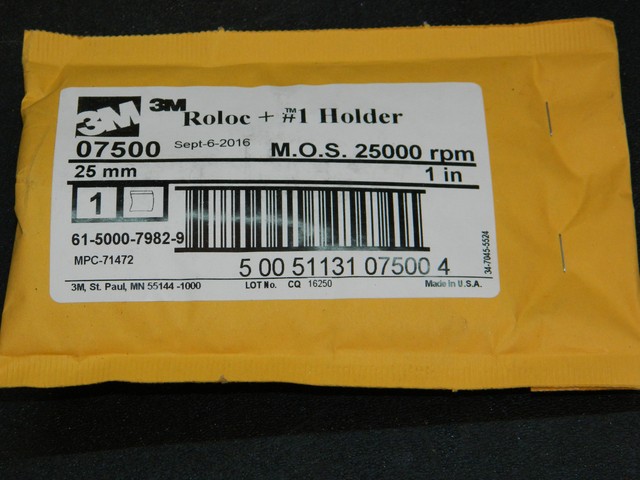 07500 3M Roloc Disk Holder for Air Grinder for sale online | eBay