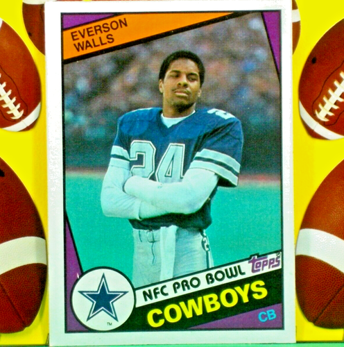 1984 TOPPS Football Card # 247 *** EVERSON WALLS *** Dallas Cowboys | eBay