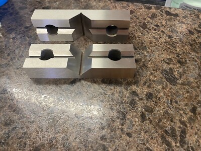 Made for kurt vise Hardened (1) 6” Vert/Horz v- Jaw Made in U.S.A | eBay