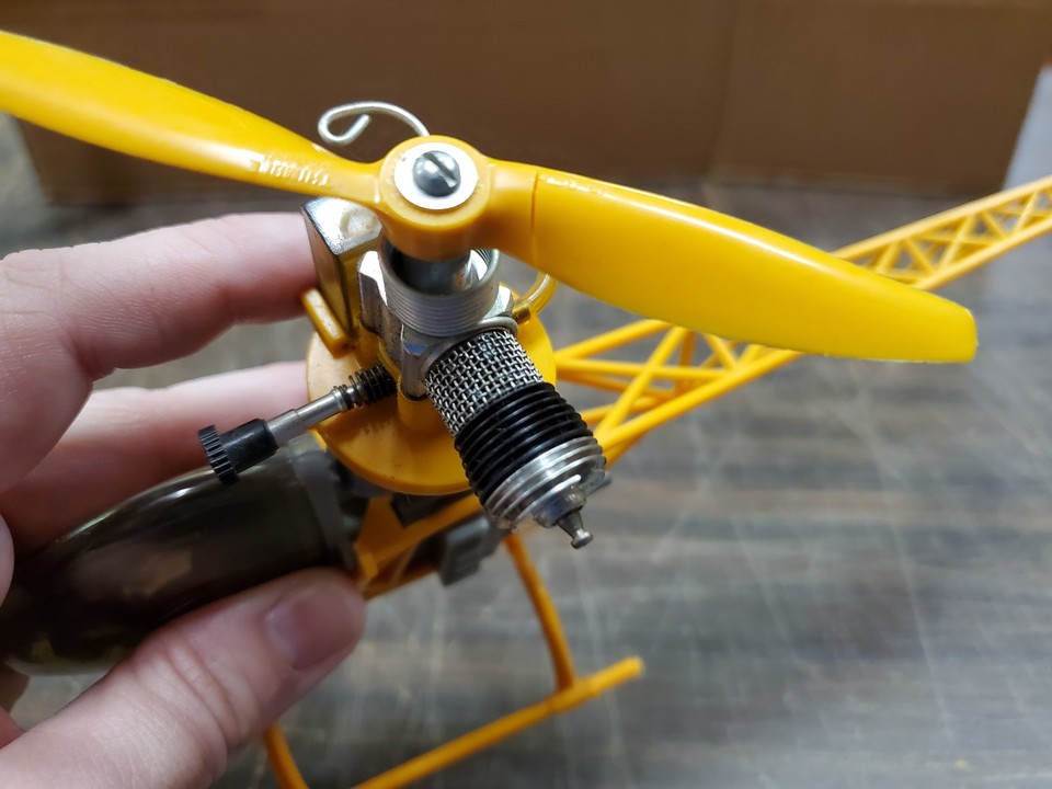 Vtg Pair 1974 Cox Sky Copter .020 Gas Engine Powered Free Flight ...
