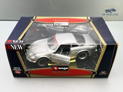 1:18 Burago Mini Art Collection 3012 Alpine A110 1600S 1971 Silber // 3 ...