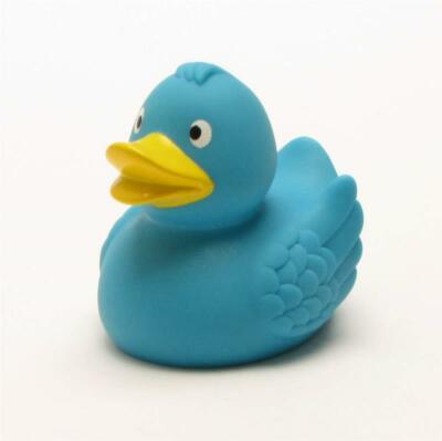 Rubber Duck Bath Duck Emily light blue Ducky Rubber Duckie | eBay