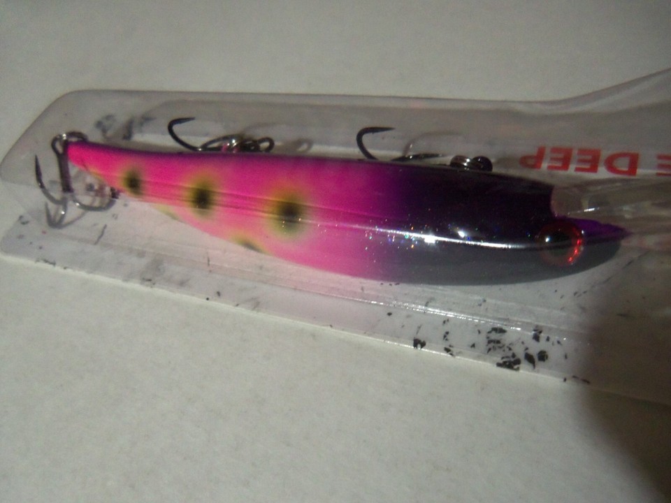 1 Bandit Walleye Deep Lure Purple Head/Pink NIP | eBay