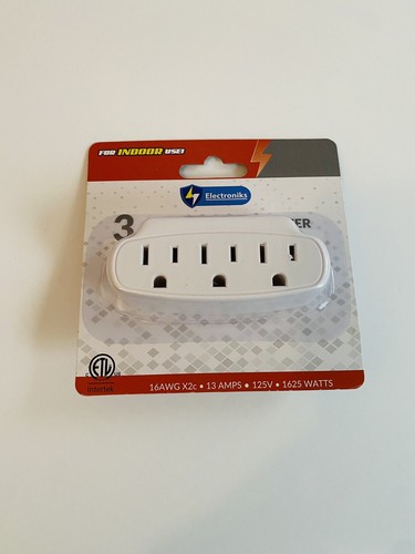 Three Socket Outlet Adapter | eBay