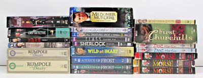 Lot of British Crime Mystery Thriller TV Series Collection DVDs BBC ...