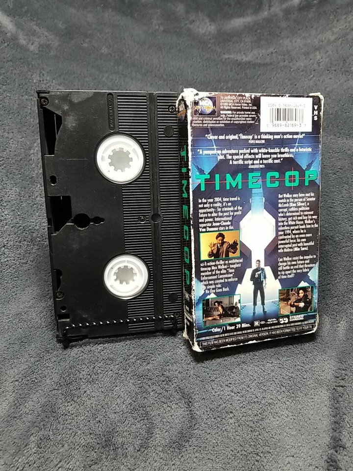 Timecop VHS 1995 Jean Claude Van Damme 96898216937 | eBay