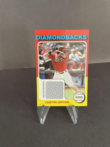 2011 Topps Lineage #75R-JU Justin Upton 1975 Mini Relics | eBay