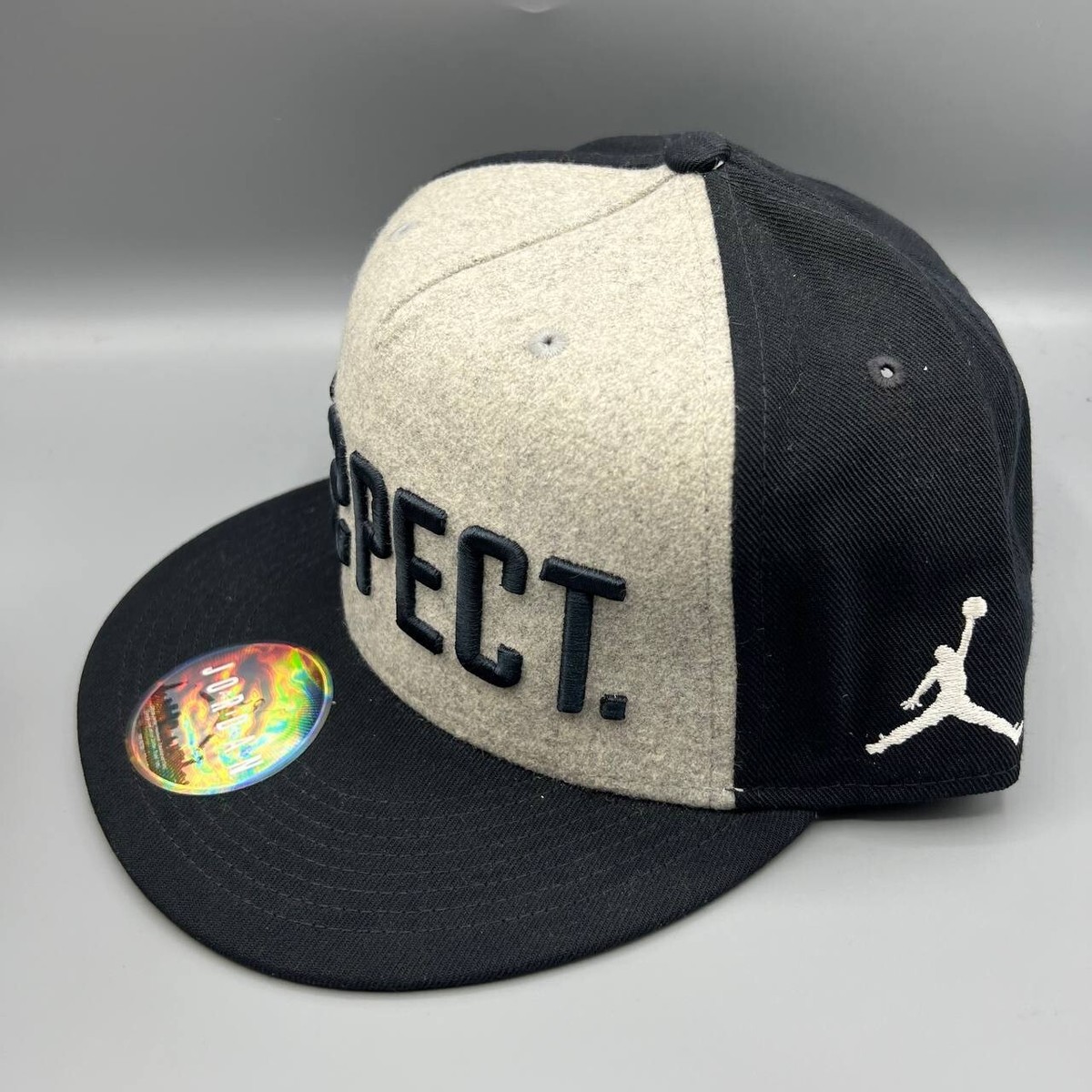 Chapeau De Re2pect De Derek Jeter Air Jordan RE2PECT Jumpman Gray