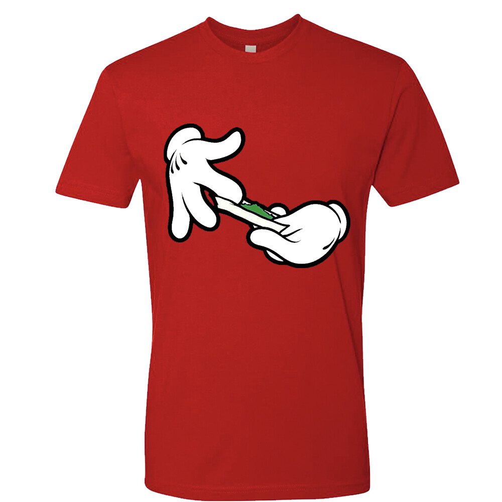 Mickey Mouse Hands Weed Mickey Mouse Weed Hand Embroidery Files, Funny