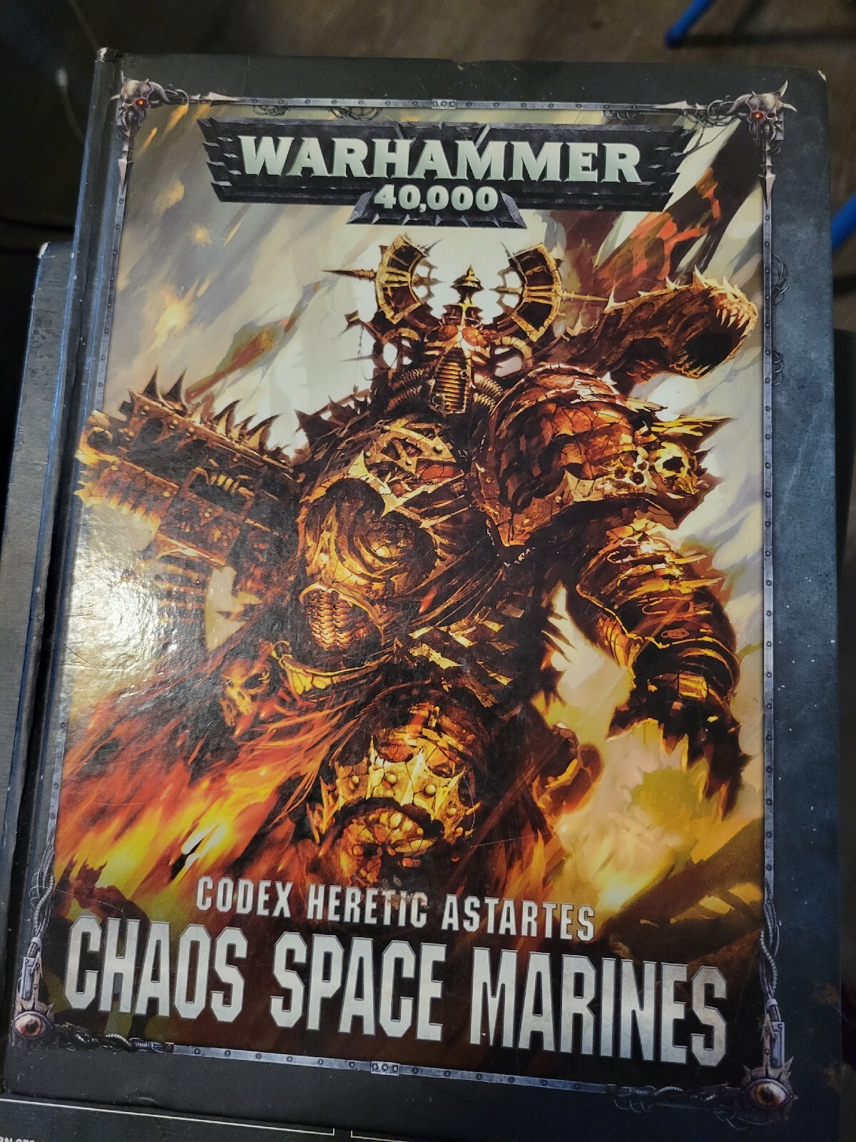Warhammer 40k Chaos Space Marines Codex Hardback Games Workshop | eBay