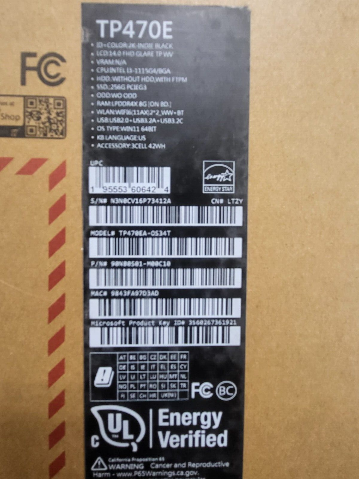 ASUS VIVOBOOK FLIP 14 TP470E core i3-1115G4 8GB RAM 256GB SSD Win 11 | eBay