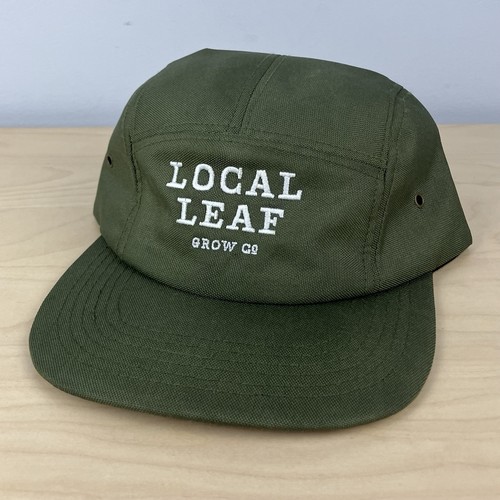 Local Leaf Grow Co. Maine Dispensary Strapback 5 Panel Hat Green ...