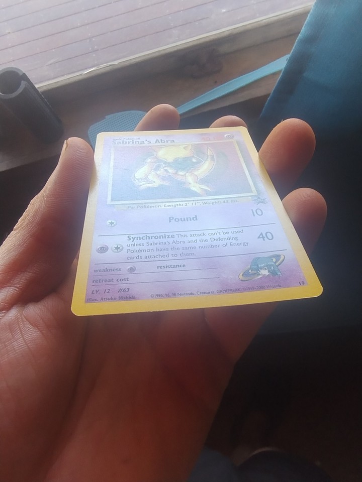 Sabrina's Abra Black Star Promo #19 | eBay Australia