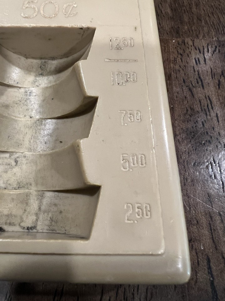 MMF Countex II One-Piece Plastic Coin Counting Tray & Sorter 21-6110 1. ...