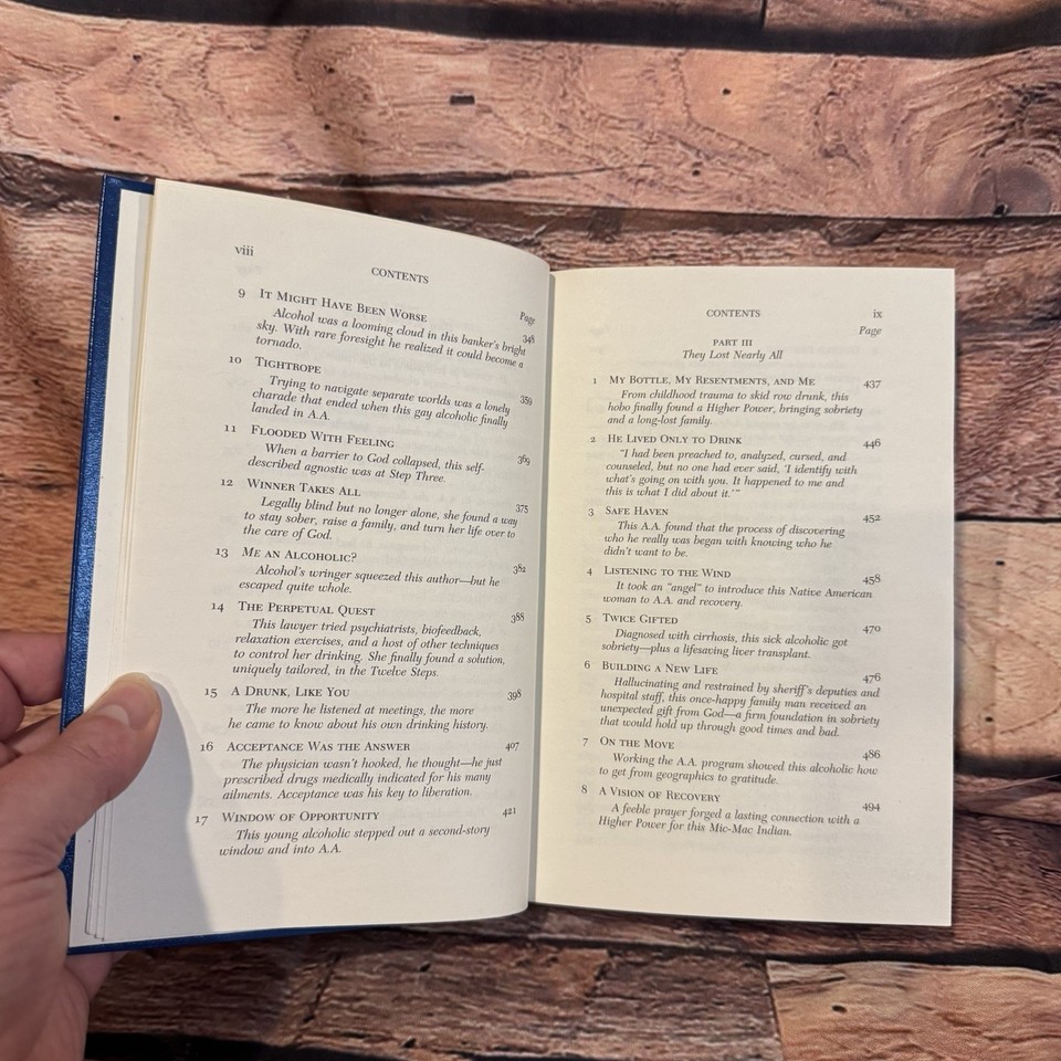 Alcoholics Anonymous 4th Edition AA Big Book The Story 12 Steps ...