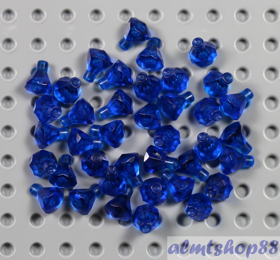 LEGO - Gems Jewels Crystal Rock - PICK YOUR COLORS - Stone Diamond ...